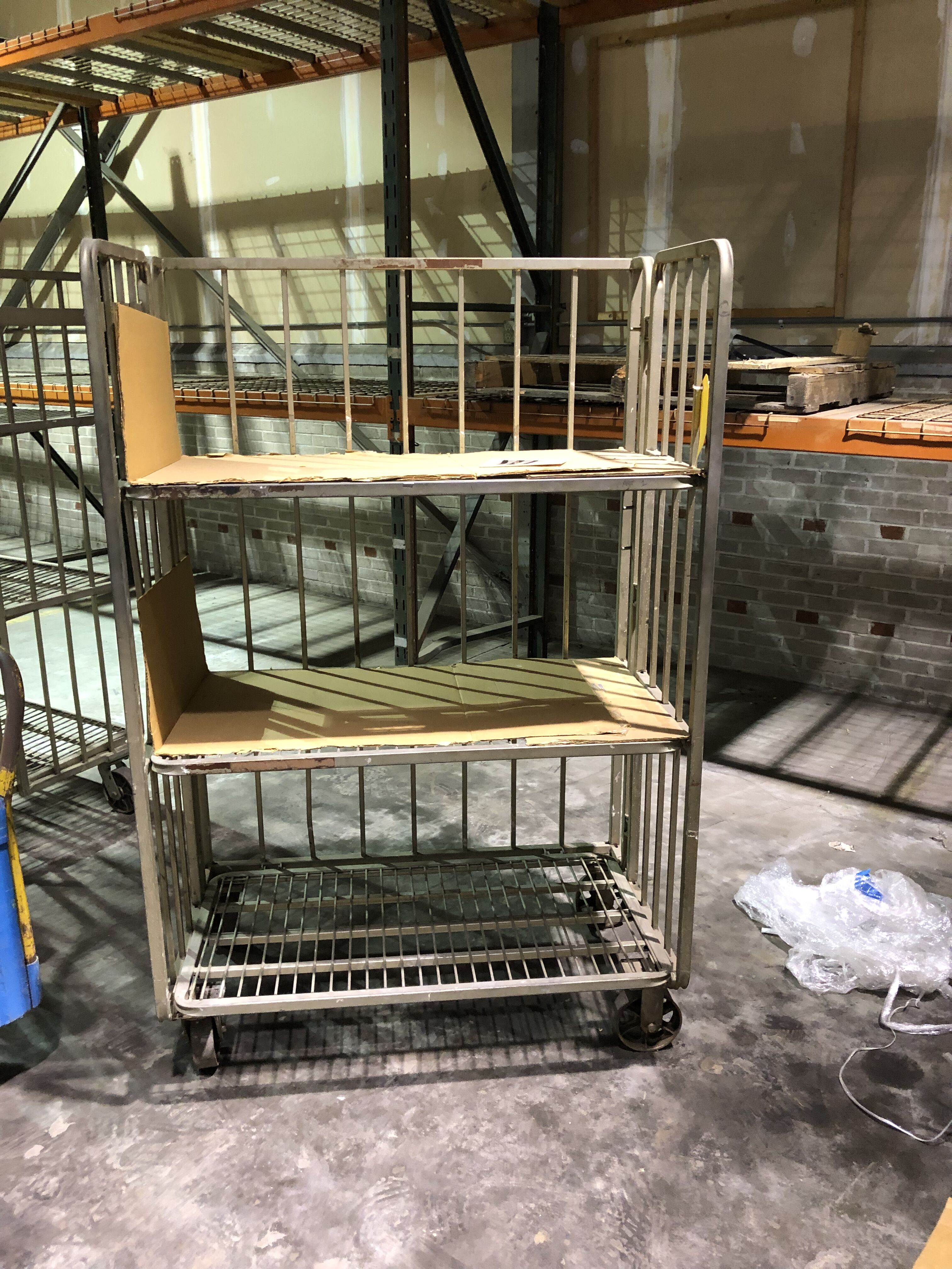 Wheeled Storage Racks Rigging Price for Lot: $25 No self rigging at ...