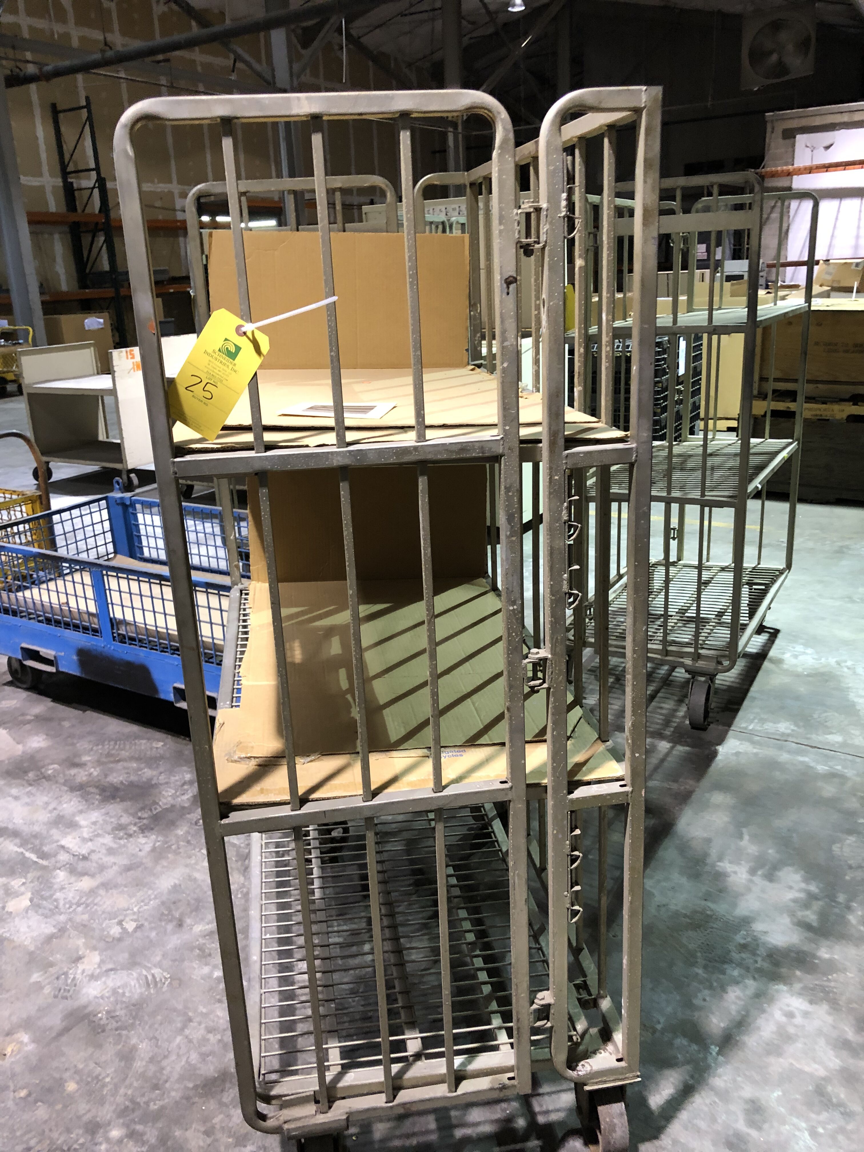 Wheeled Storage Racks Rigging Price for Lot: $25 No self rigging at ...