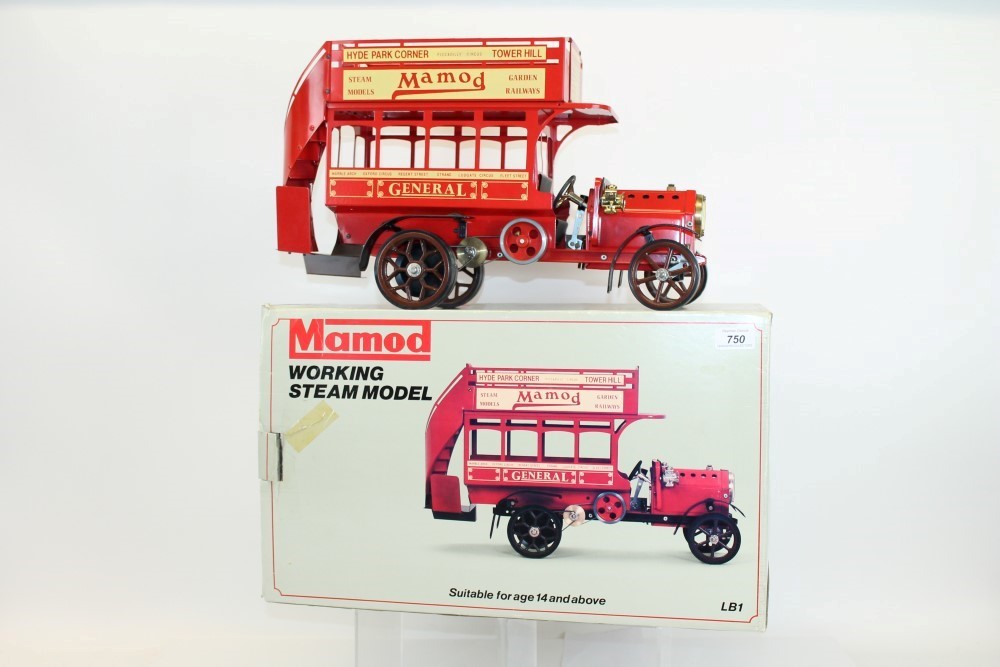 Mamod London Bus Working Steam Model - auctions & price archive