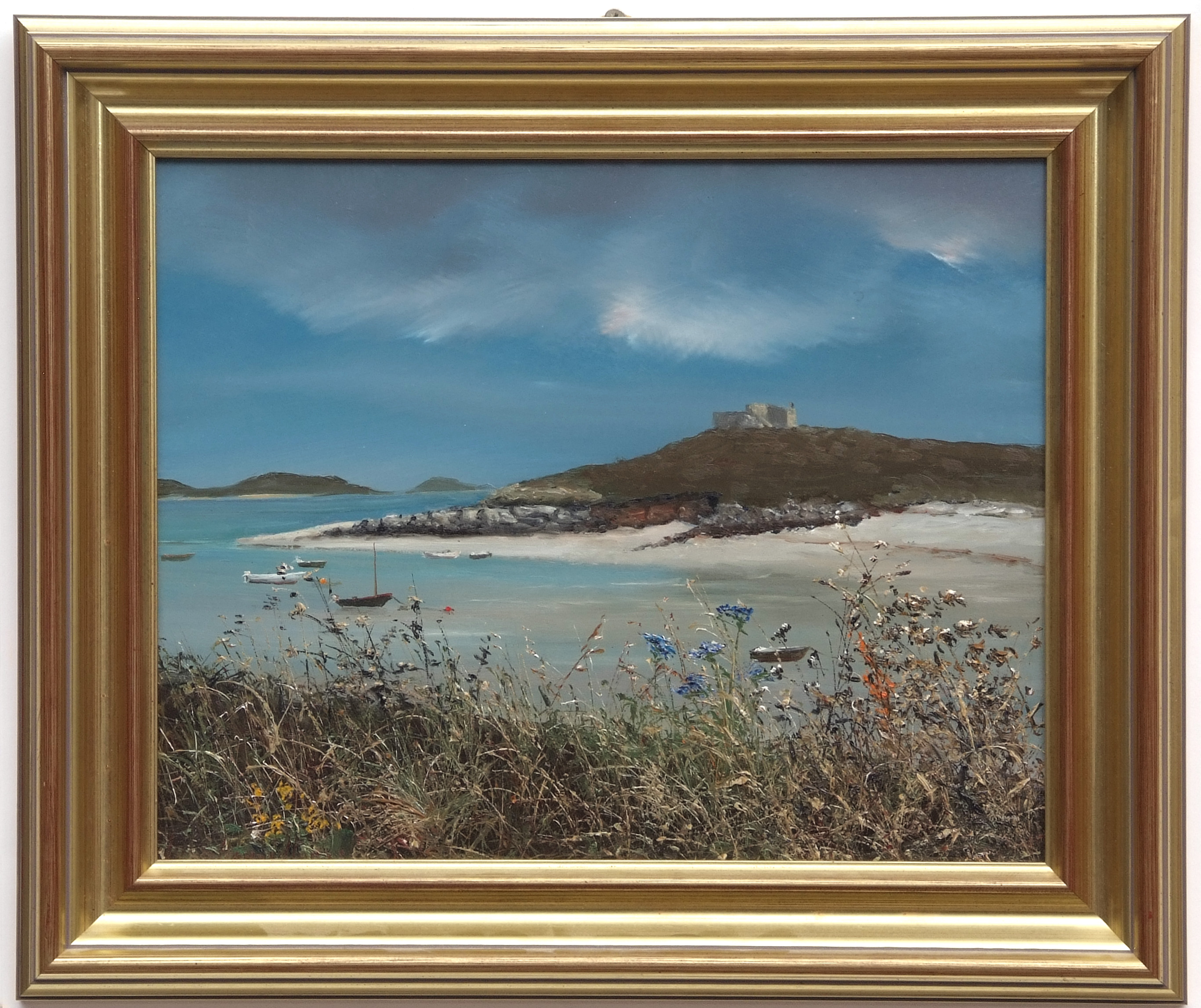 *JOHN HAMILTON (1919-1993, BRITISH) "Block House, Tresco - Isle of ...