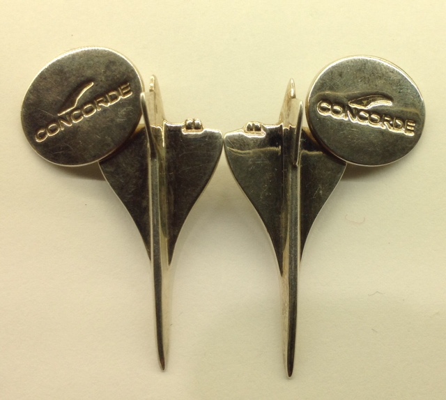 LINKS OF LONDON, A PAIR OF CONCORDE CUFFLINKS In Sterling silver ...