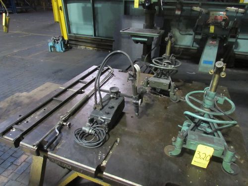 (3) Torch Track Burner Cutting Machines- (1) NCG Cut-O-Matic, (2) Linde ...