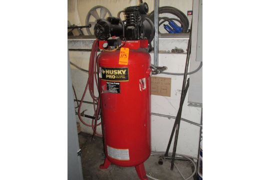 Husky, m/n VT631403AJ, 60 gal. vertical air compressor, 3.2 HP motor ...