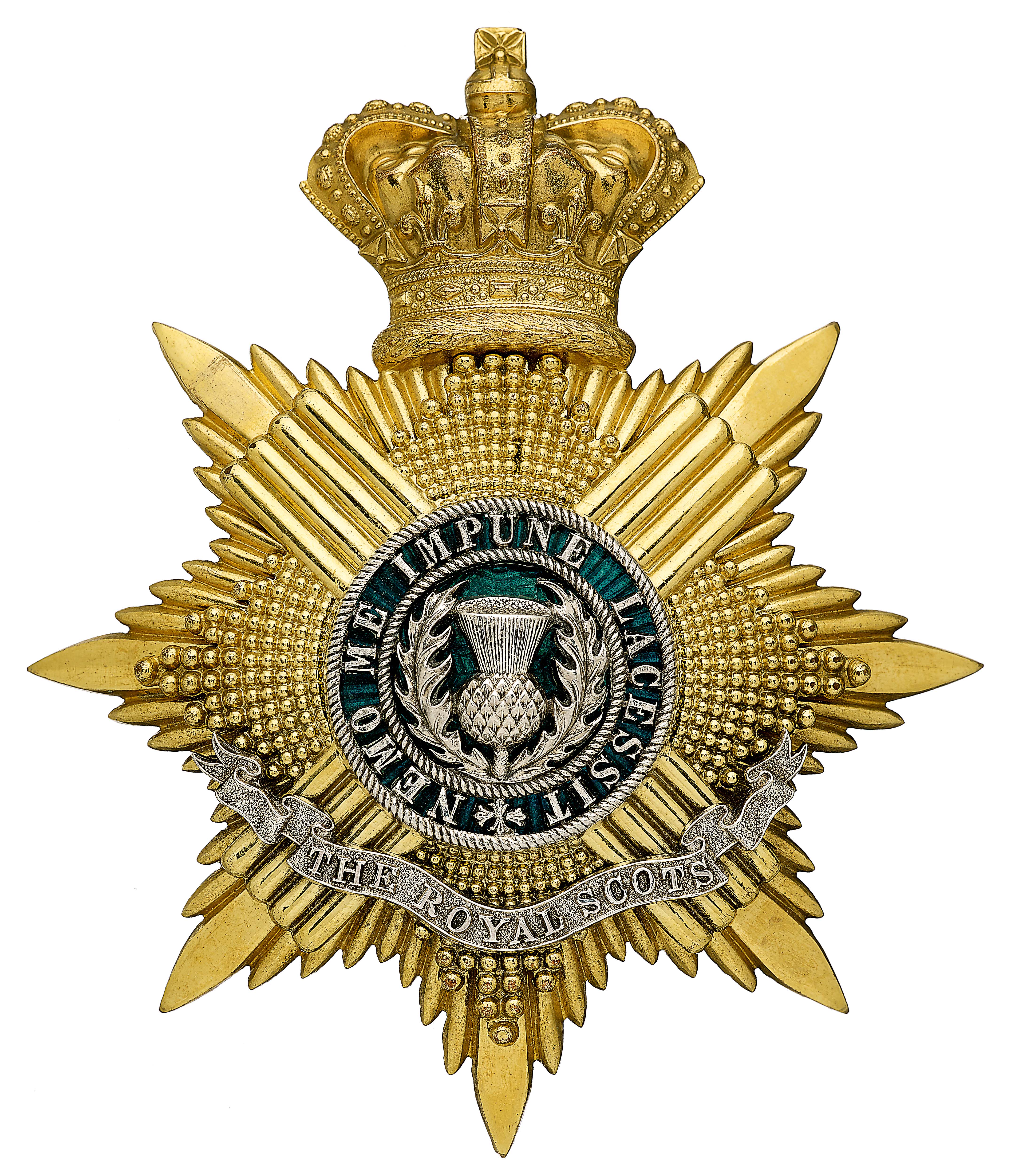 Badge. Scottish. The Royal Scots (Lothian Regiment) Victorian Officer’s ...