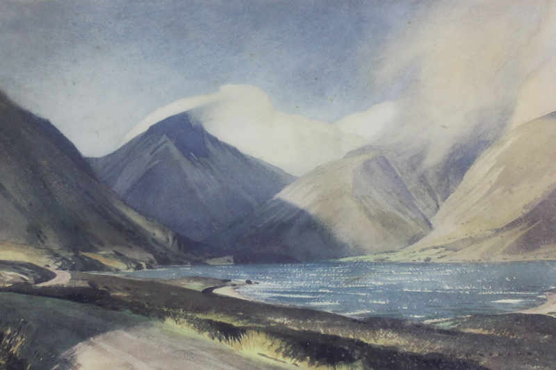 Alfred Heaton Cooper, two Lake District views, Wind and Sun, Wastewater ...