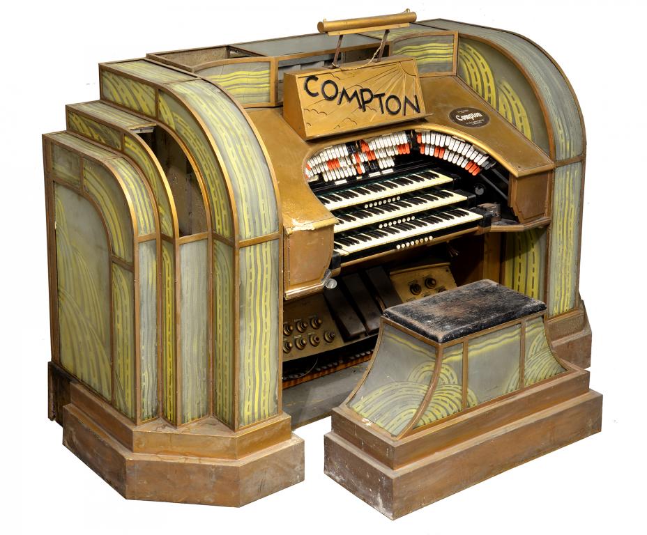 AN ENGLISH CINEMA ORGAN BY THE JOHN COMPTON ORGAN CO, C1930 the three ...