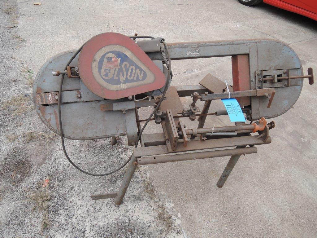 OLSON MODEL 9X12 S/N: 4854 BAND SAW