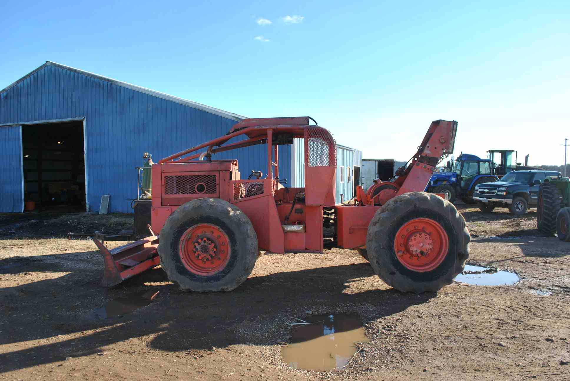 TIMBERJACK 225 CABLE SKIDDER W/NEW REBUILT PERKINS ENGINE; W/MANUAL ...