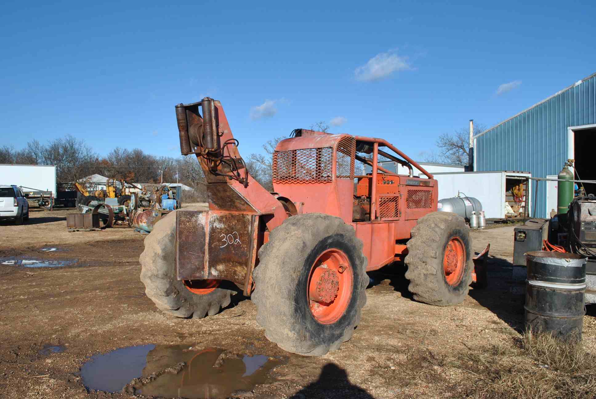 TIMBERJACK 225 CABLE SKIDDER W/NEW REBUILT PERKINS ENGINE; W/MANUAL ...
