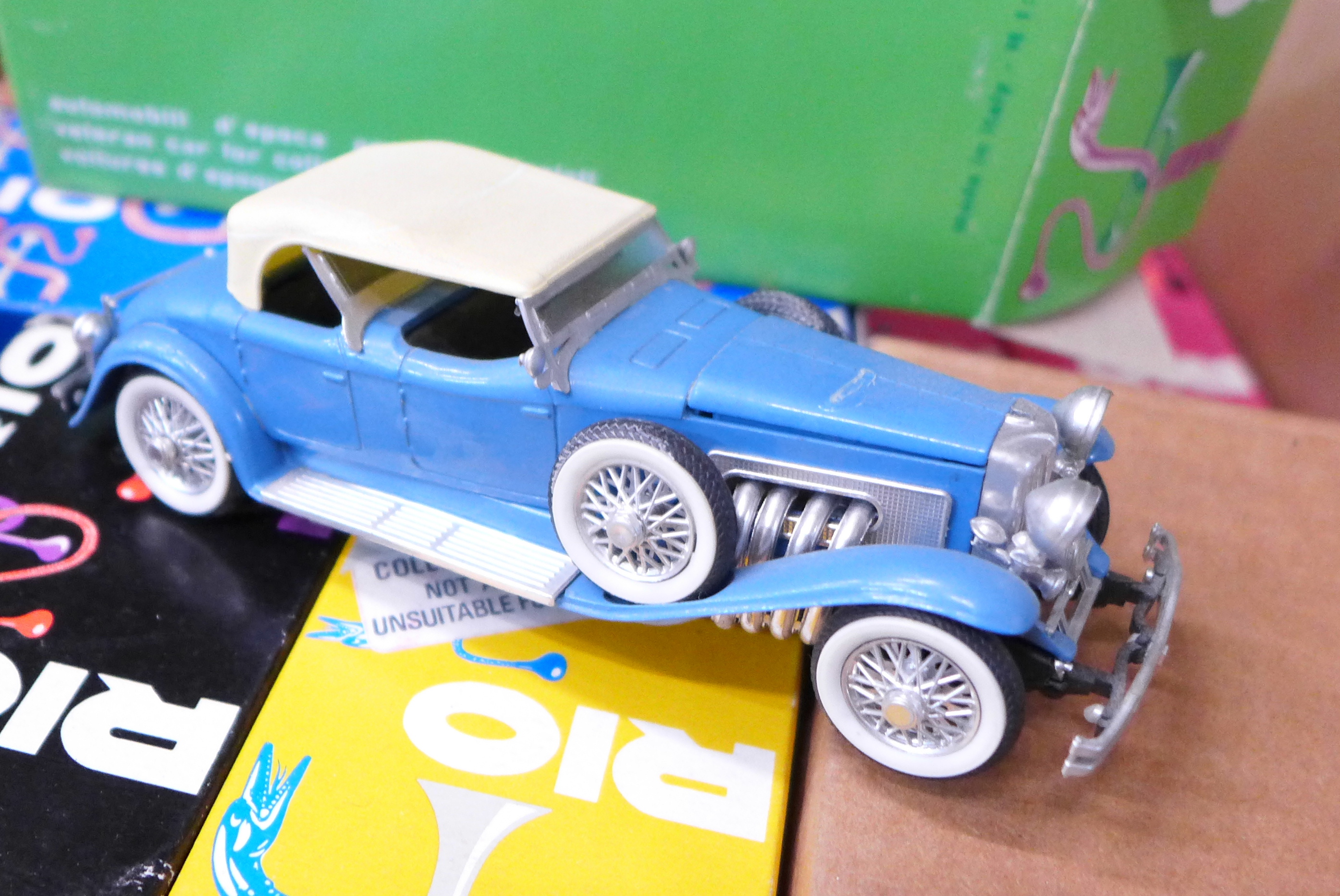 A collection of Rio model vehicles, all boxed, thirty-two in total