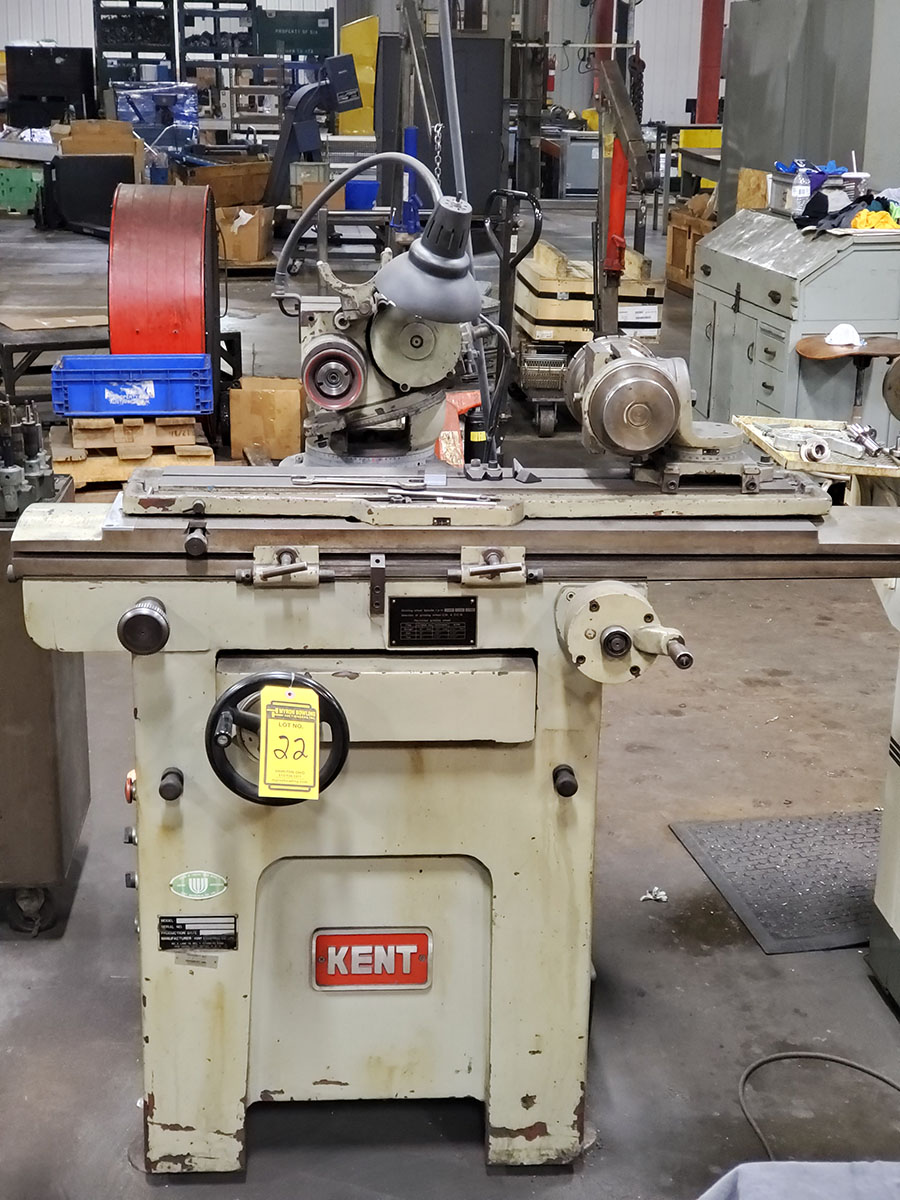 1982 KENT TOOL GRINDER, MODEL KCT-40S, S/N 820508-2, 5’’ X 36’’ TABLE ...