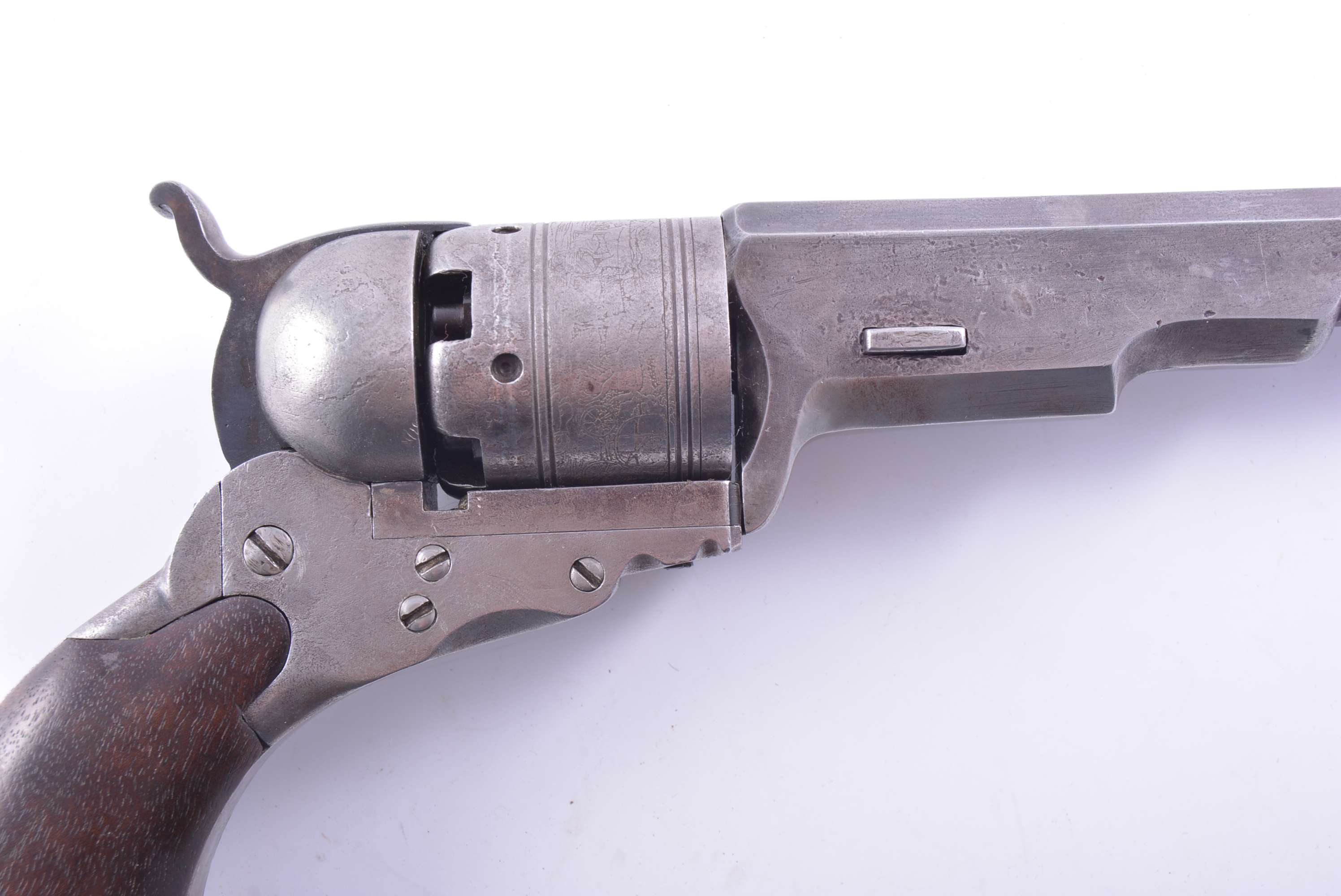 Colt type "Paterson" 5 shot revolver, folding trigger, "1839 model",.36 ...