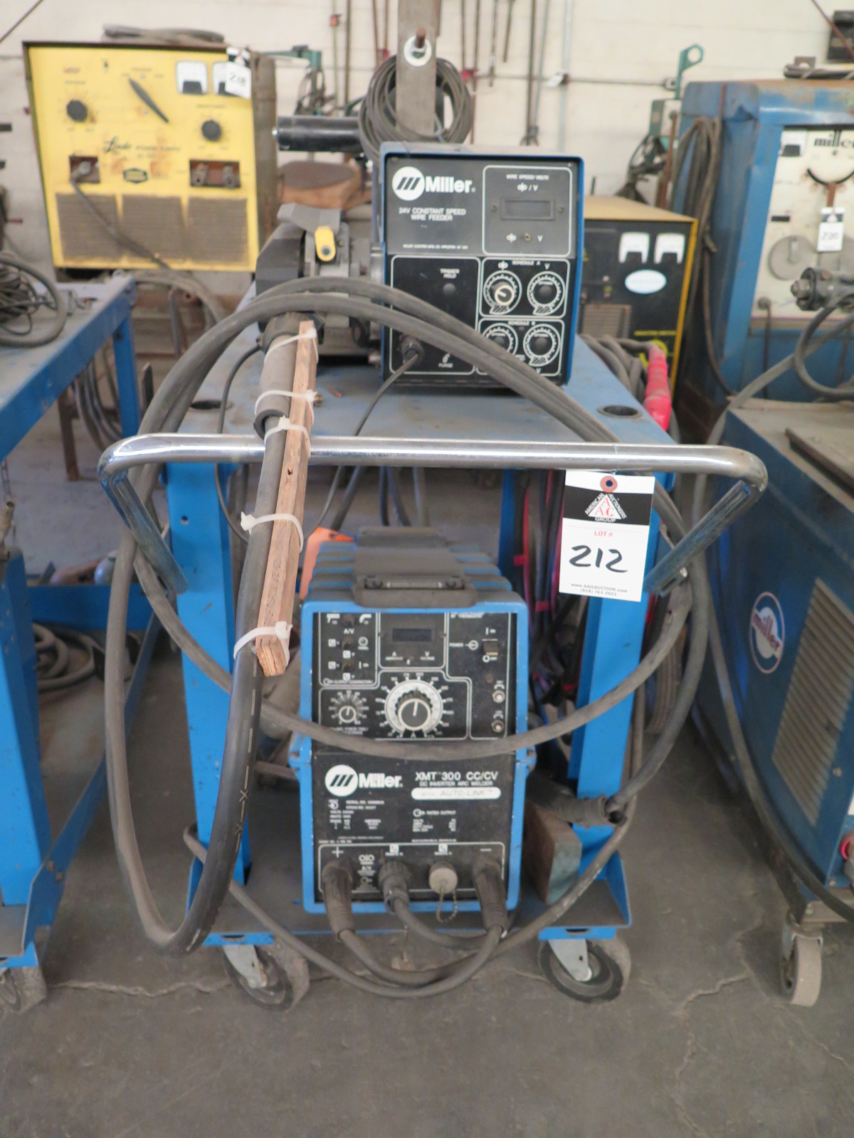 Miller XMT 300 CC/CV DC Inverter Arc Welding Power Source w/ Miller ...
