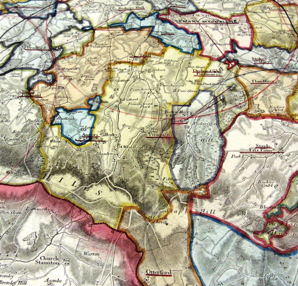 [MAPS]. SOMERSET An Ordnance Survey Tithe Survey map, one-inch-to-one ...