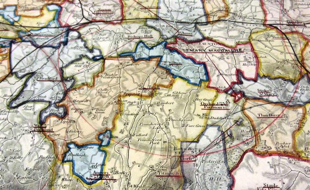 [MAPS]. SOMERSET An Ordnance Survey Tithe Survey map, one-inch-to-one ...