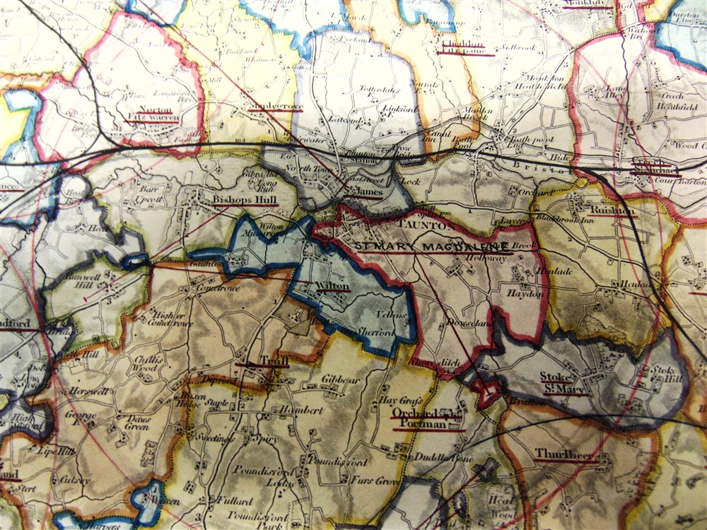 [MAPS]. SOMERSET An Ordnance Survey Tithe Survey map, one-inch-to-one ...