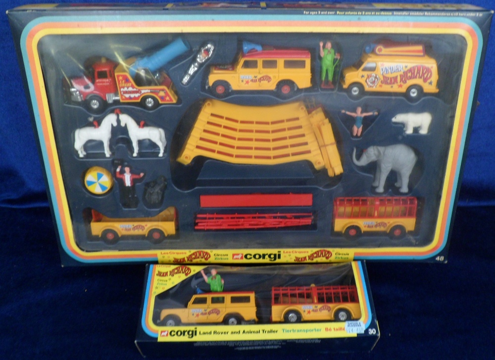 Corgi Toys 48 Pinder Circus Set, appears complete in original box with ...