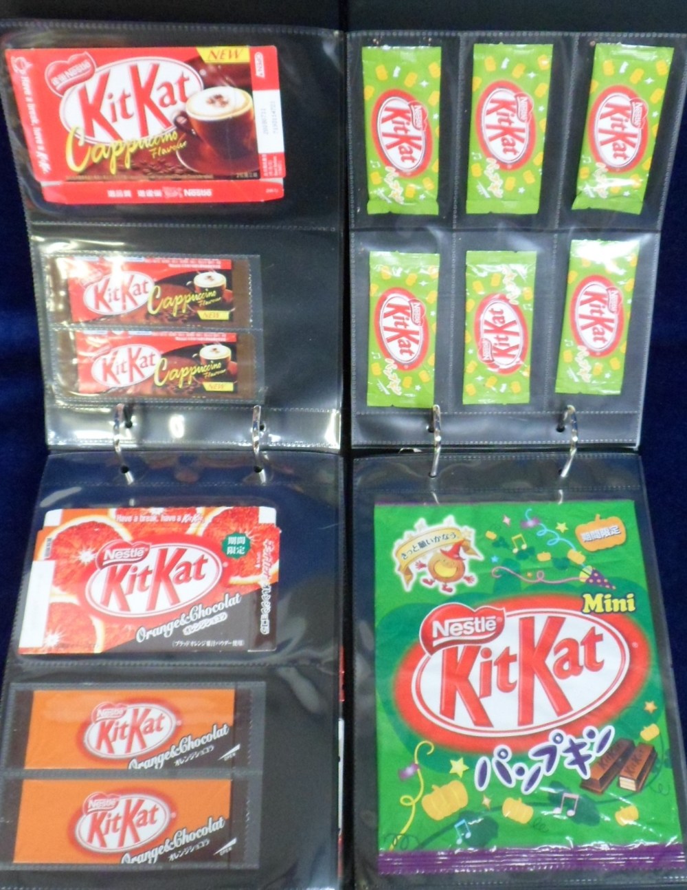 Chocolate wrappers, a large collection of modern Chinese Kit-Kat ...