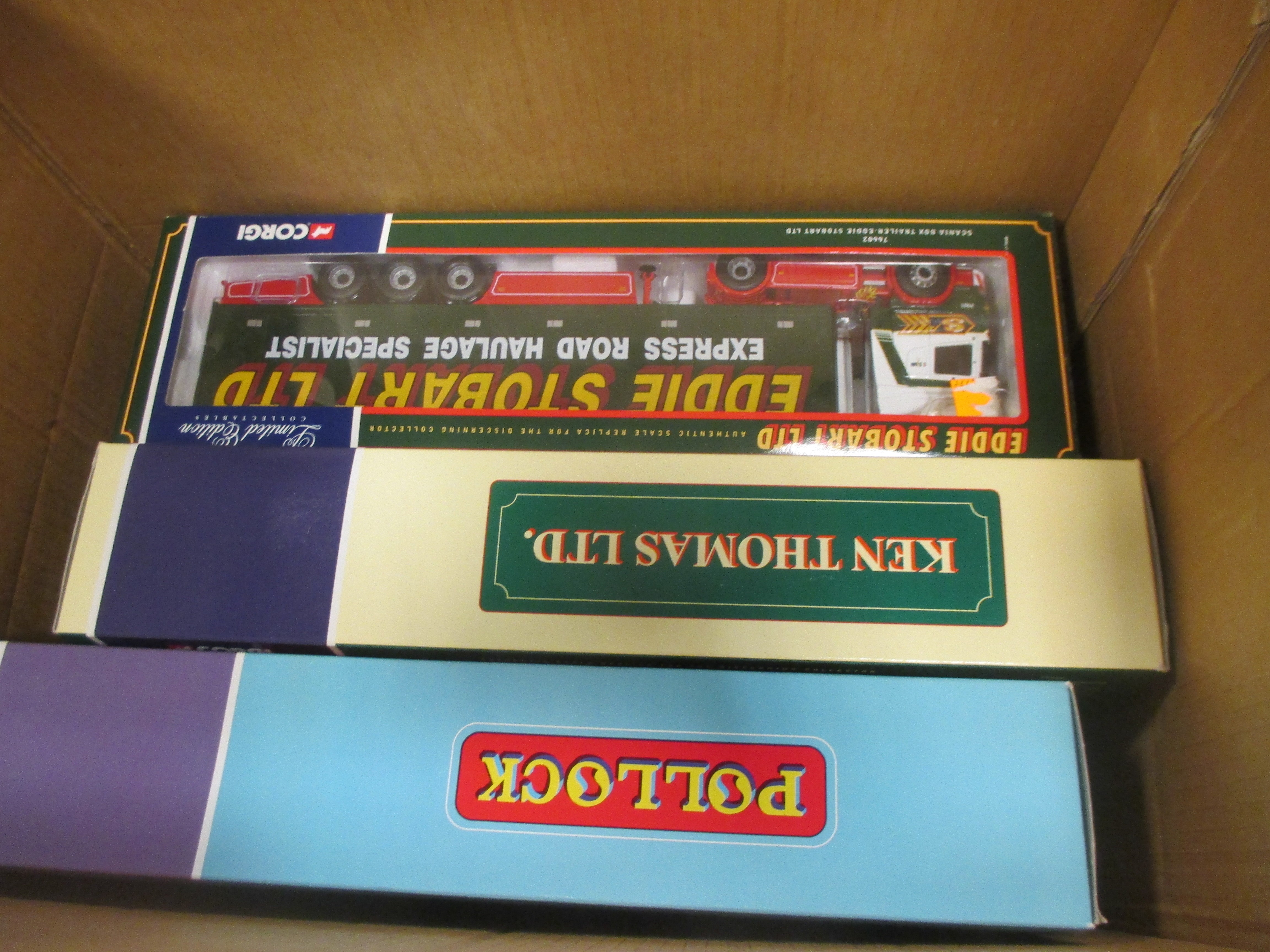 A Collection Of Corgi 1 50 Scale Articulated Lorries In Boxes 9 In a-collection-of-corgi-1-50-scale-articulated-lorries-in-boxes-9-in