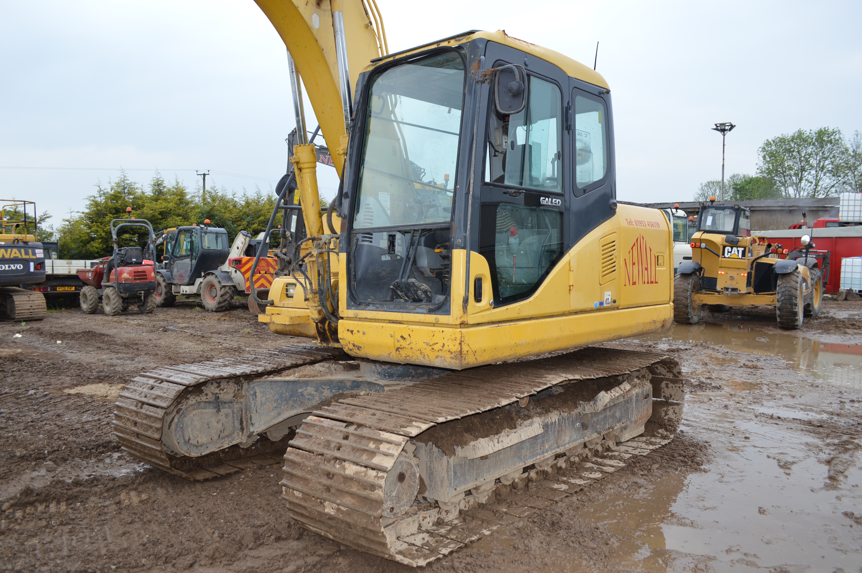 Komatsu 13t Tracked Excavator with Quick Hitch & Piping. Model No ...