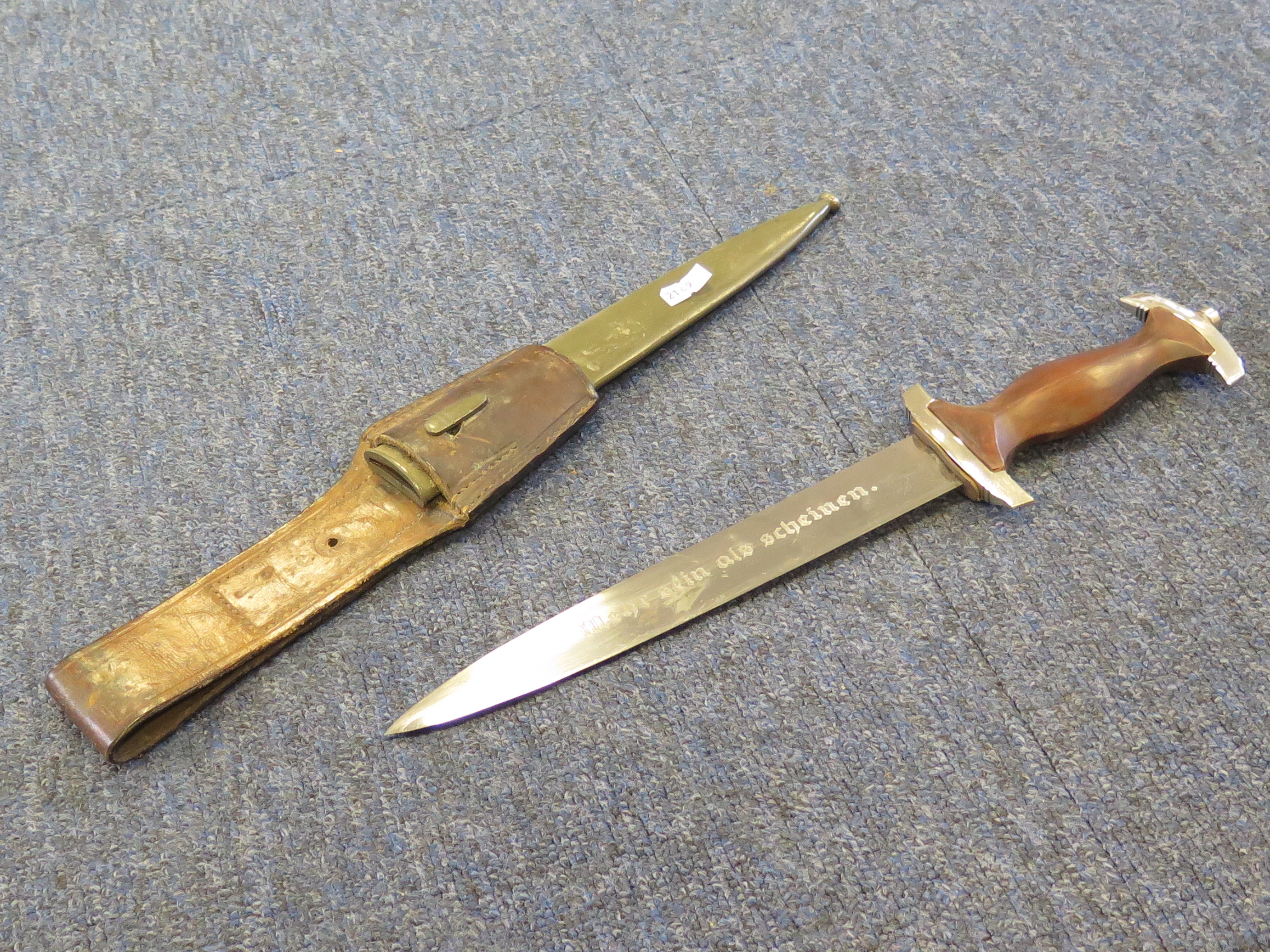 German NPEA dagger, complete with scabbard & frog, Mehr sein als ...