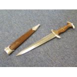 German NPEA dagger, complete with scabbard & frog, Mehr sein als ...