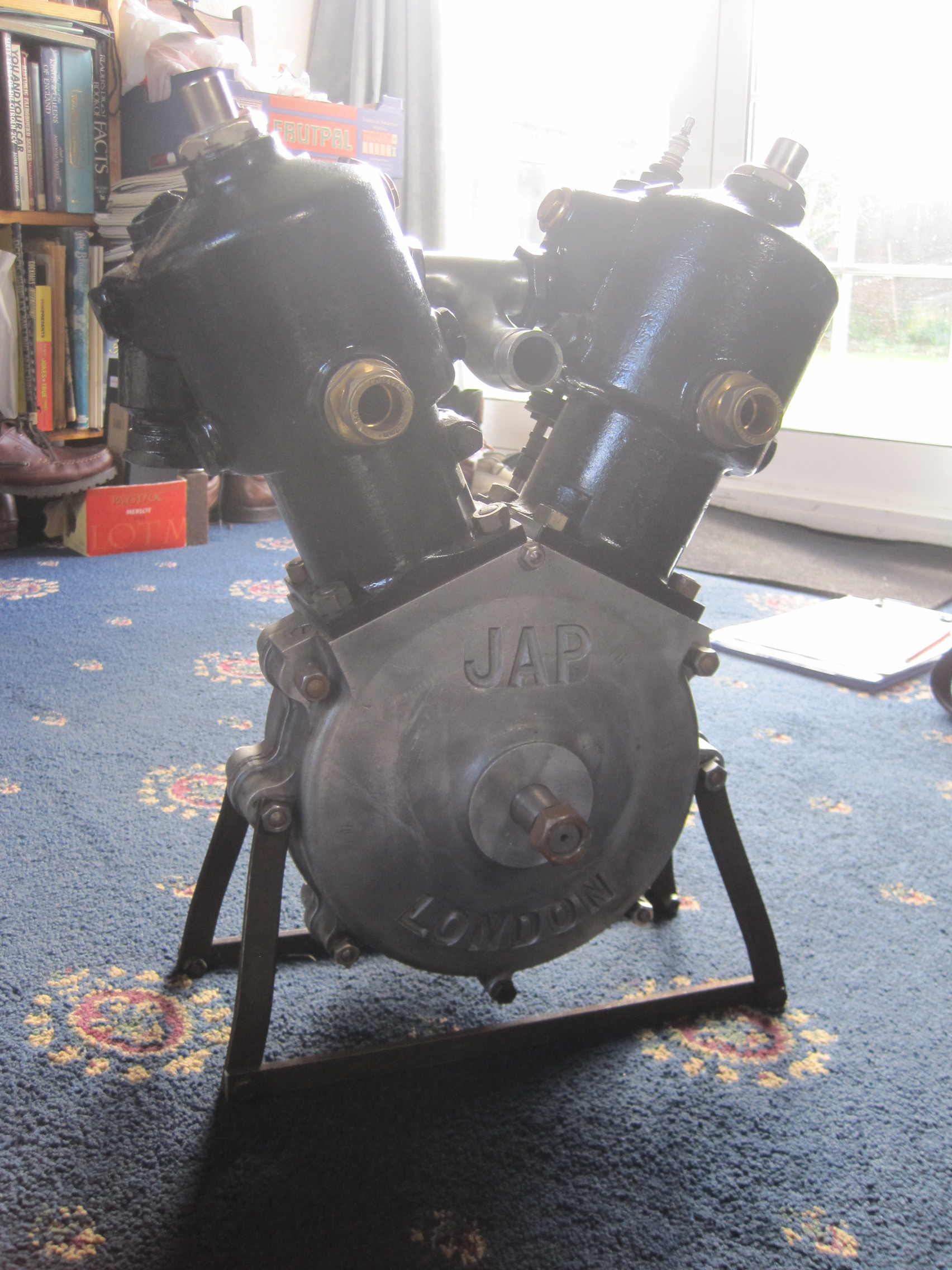 1931 980cc J.A.P. V twin engine No KTW/H 11509 ST. This 50 degree water ...