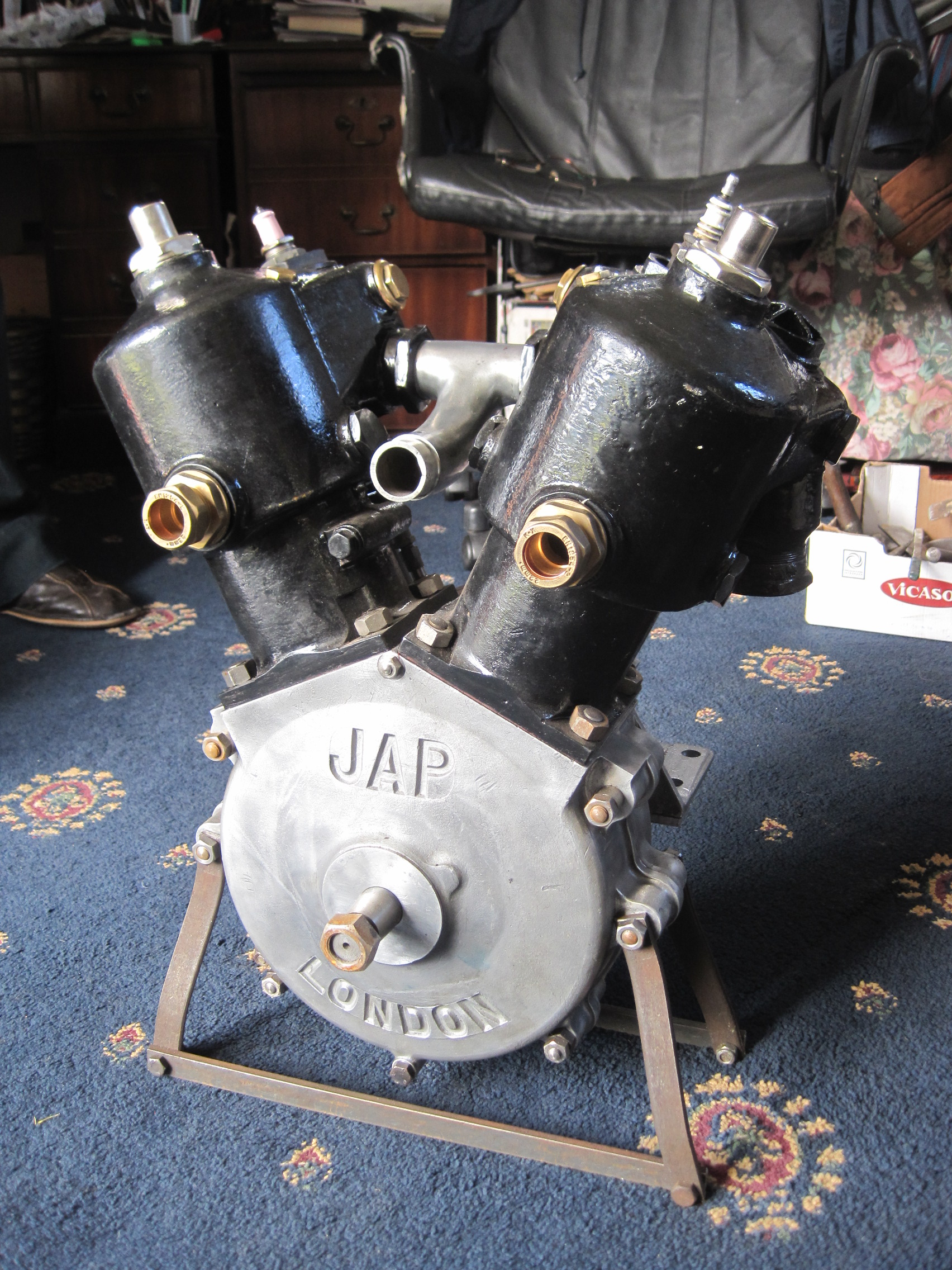 1931 980cc J.A.P. V twin engine No KTW/H 11509 ST. This 50 degree water ...