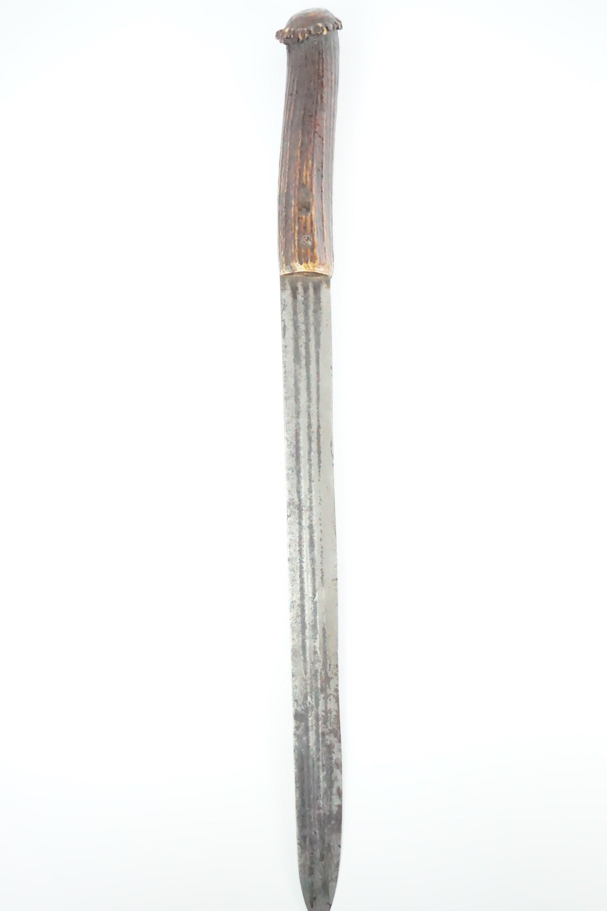 A Scottish dirk, fabricated from a truncated 17th / 18th Century sword ...