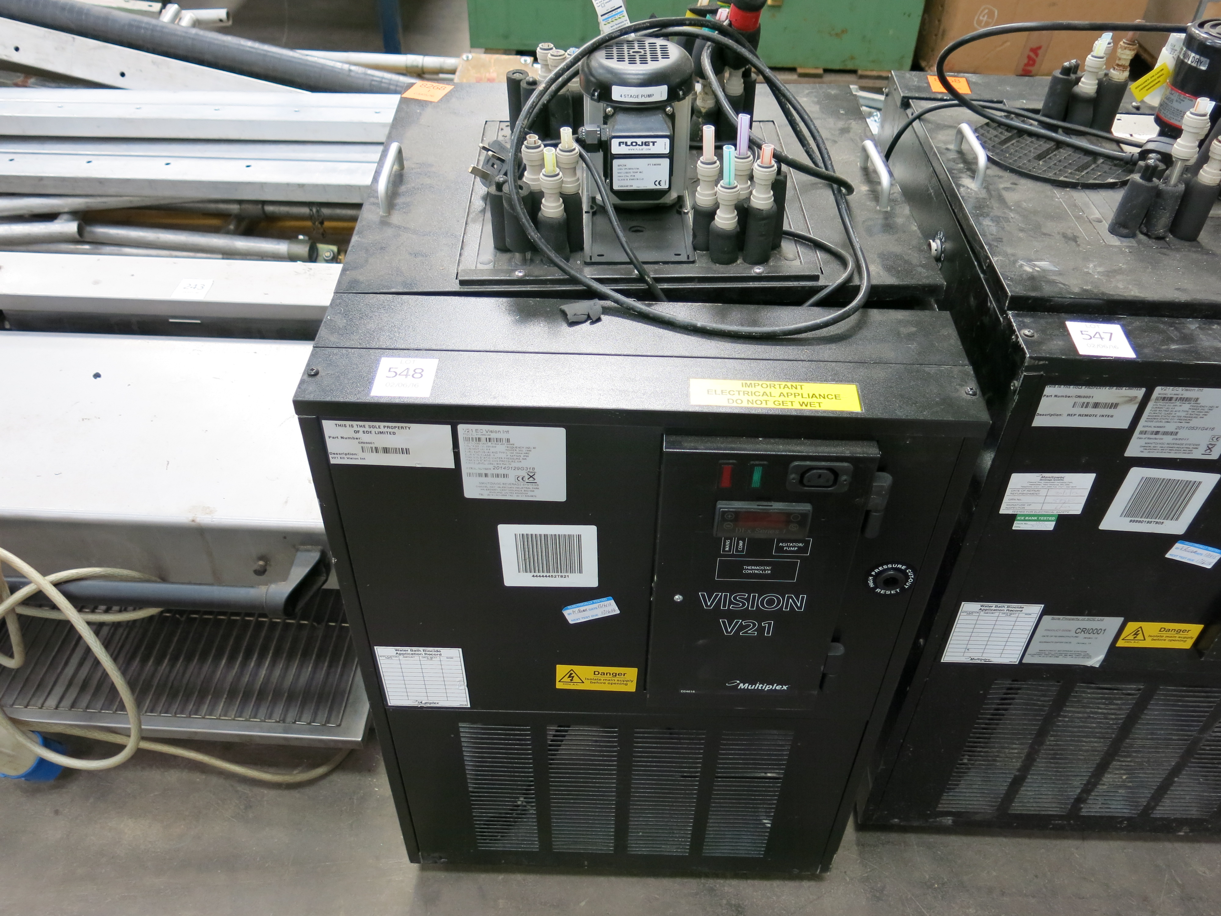 A Vision V21 Max Ice Multiplex Chiller Unit