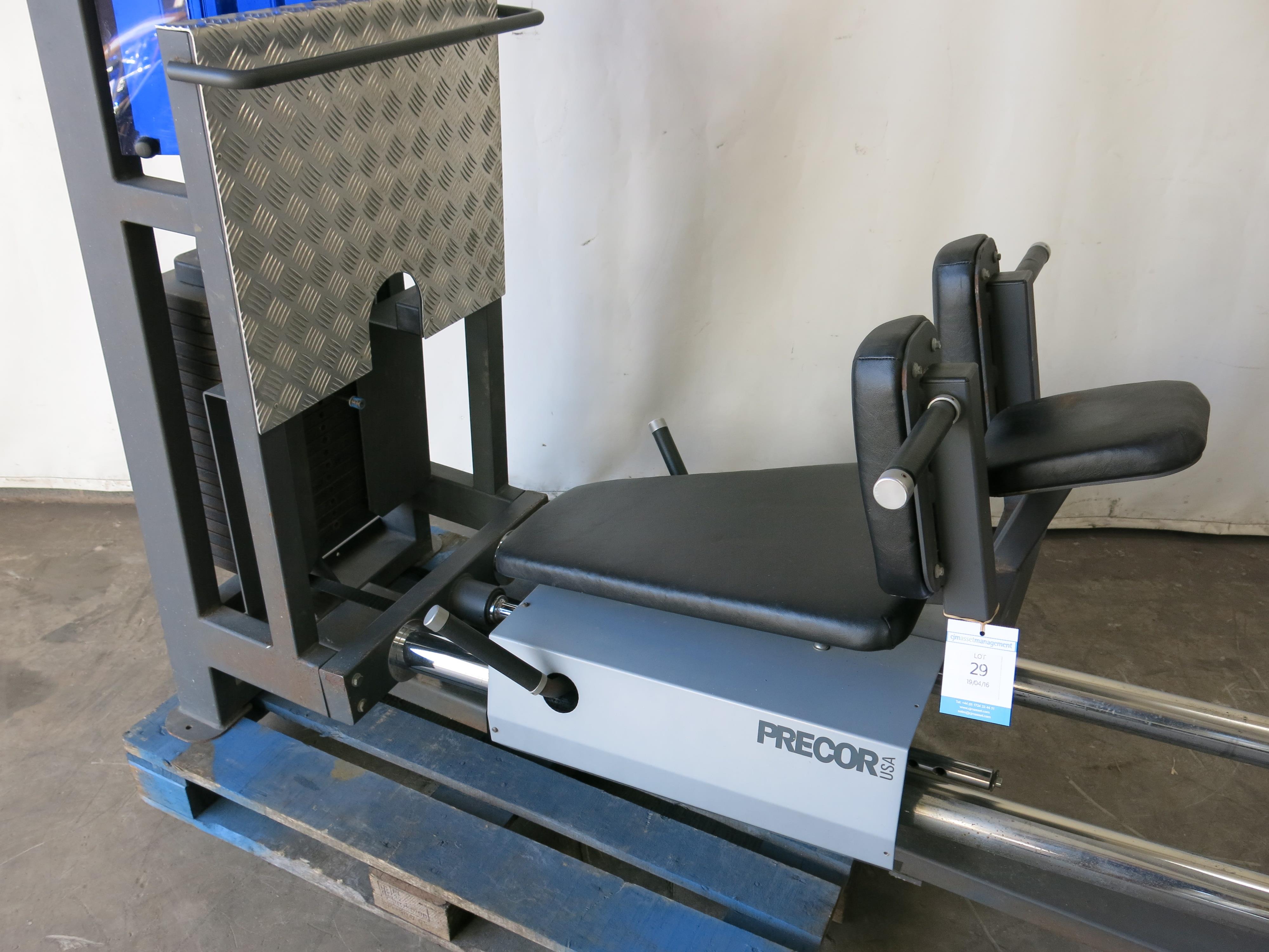 Precor USA Recumbent Leg Press Machine. Please note there is a £10 ...