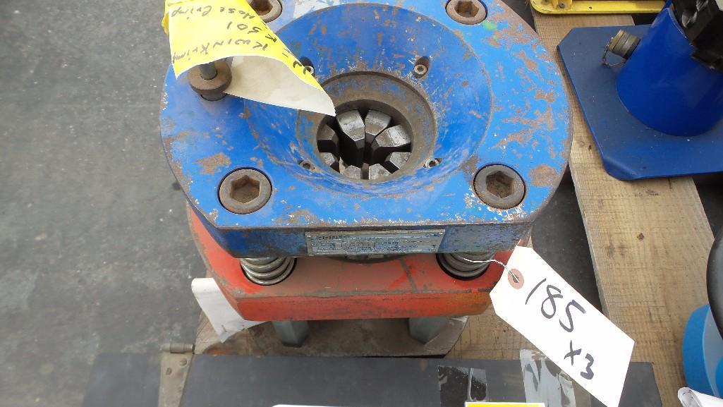 2 Gould- Kwikrimp Hydraulic Hose Crimp K-501 with a complete set of Dies
