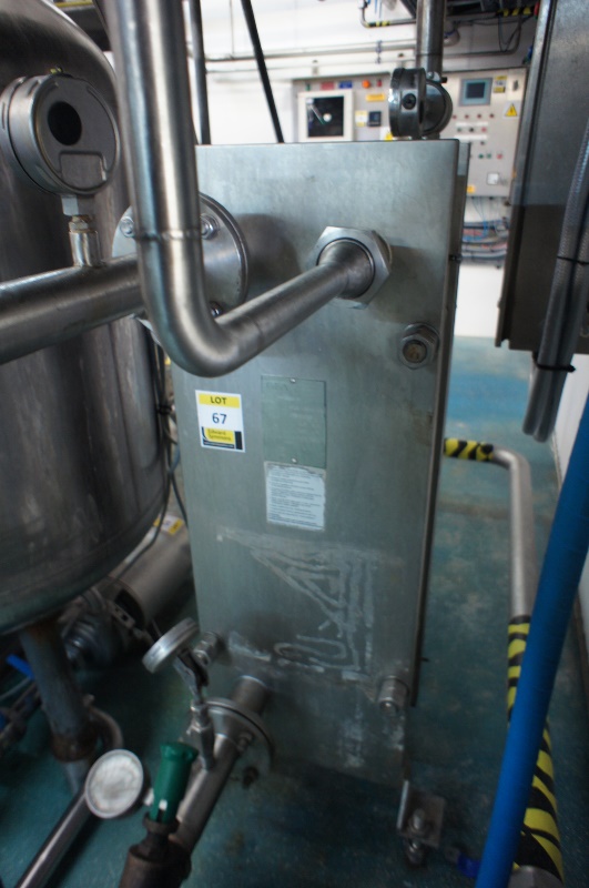 GEA Ecoflex VT20 CDS-C-10 stainless steel 34 plate Heat Exchanger ...