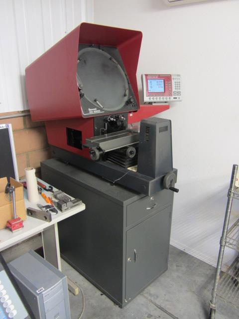 Starrett 400 Series Optical Comparator with Quadra-Chek 200 Controls ...