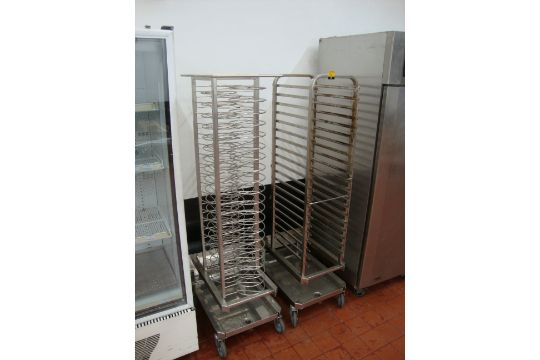 Pair of Rational oven tray racks