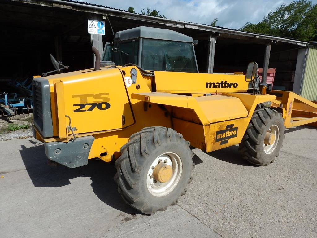 1997 MATBRO TS270 4wd 4ws TELESCOPIC HANDLER Fitted with PUH and pallet ...