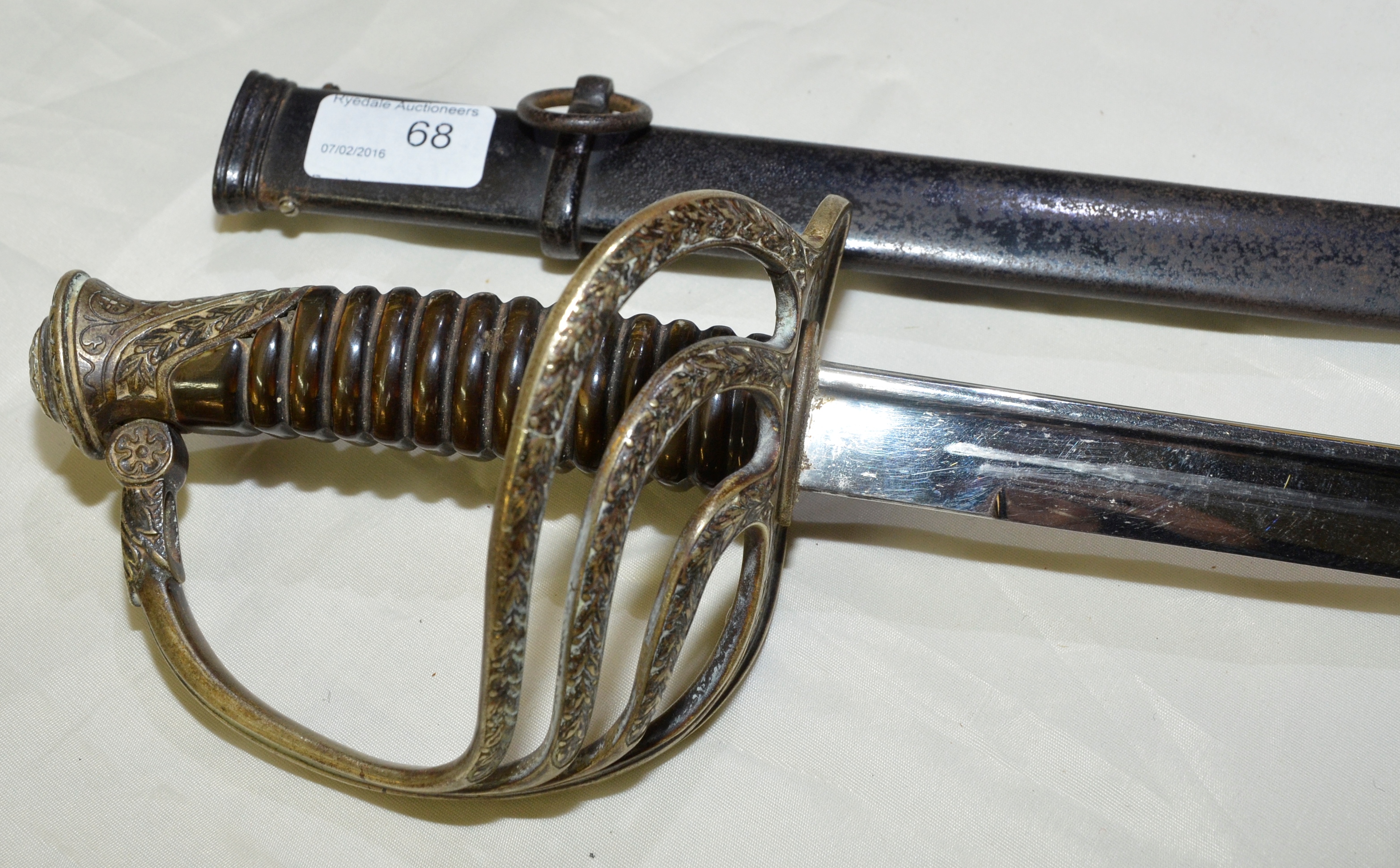 Belgium 1889 Infantry Officers Sword, Leopold 11th. A rare and good ...