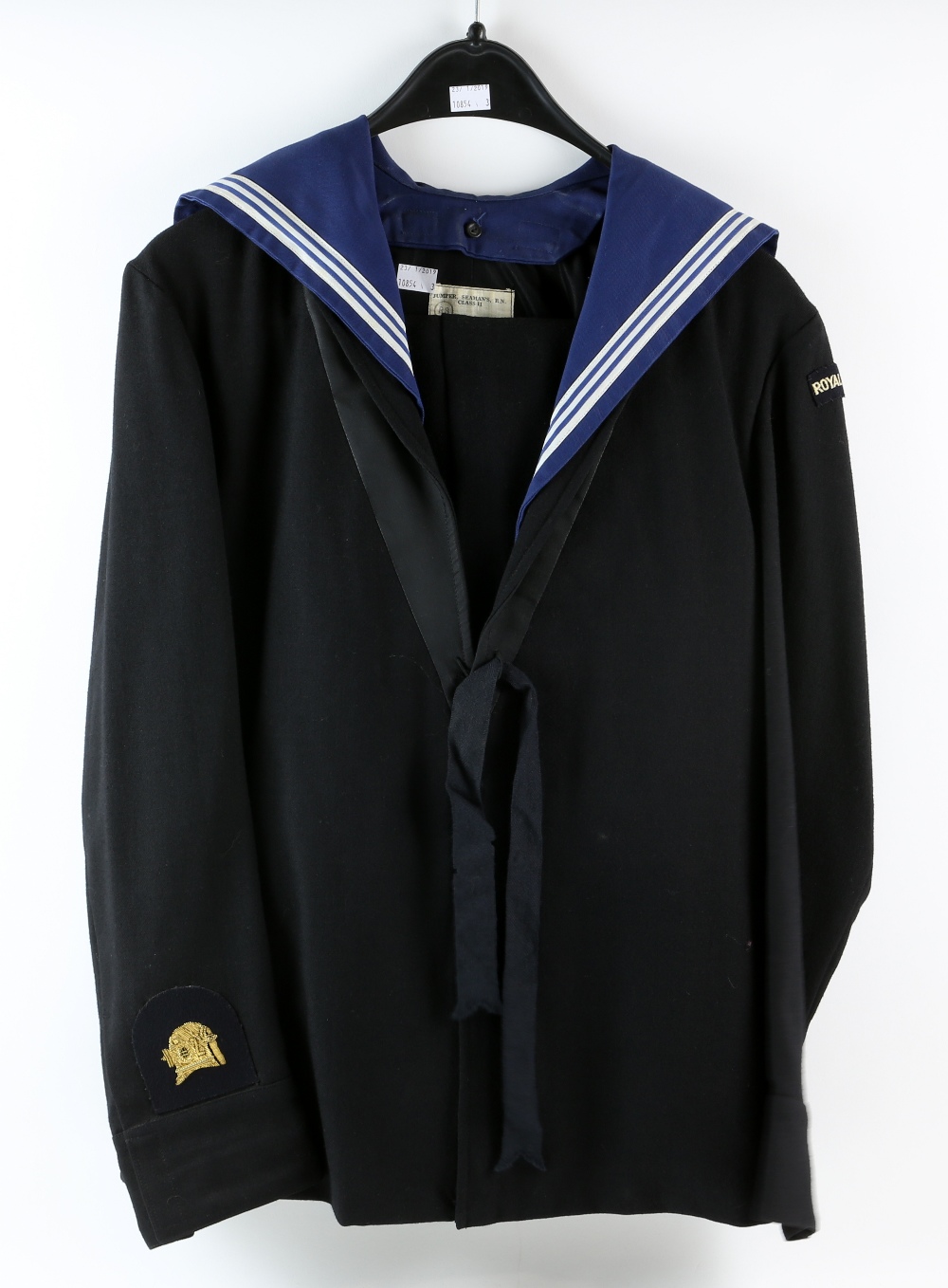 Navy uniforms to include, Seaman Class II with Divers sleeve badge ...