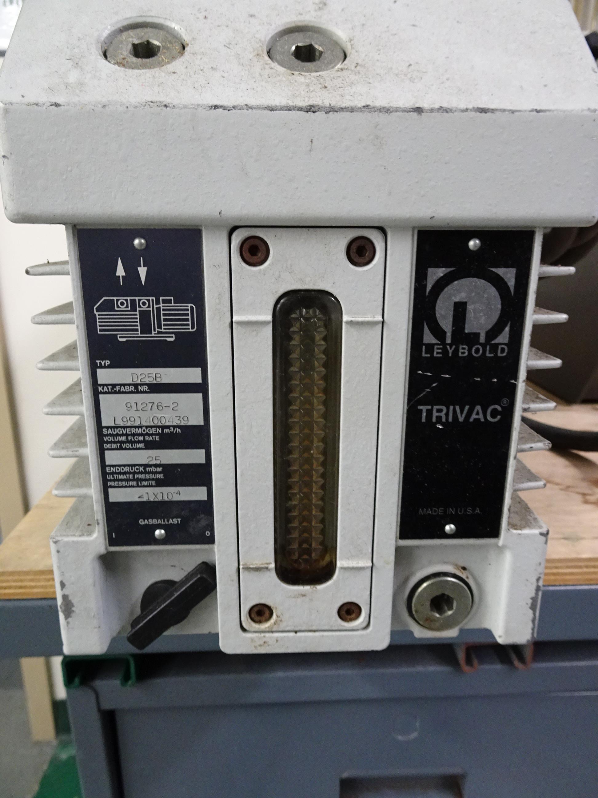 Leybold Trivac Model D25B Vacuum Pump