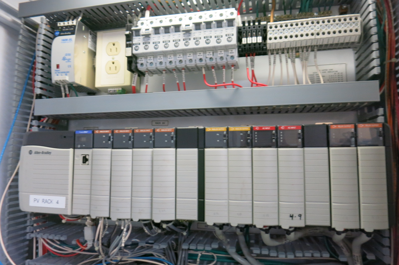 [Lot] PLC/Drive Control Room, including PLC Racks 0-1, 2, 5, PLC Racks ...