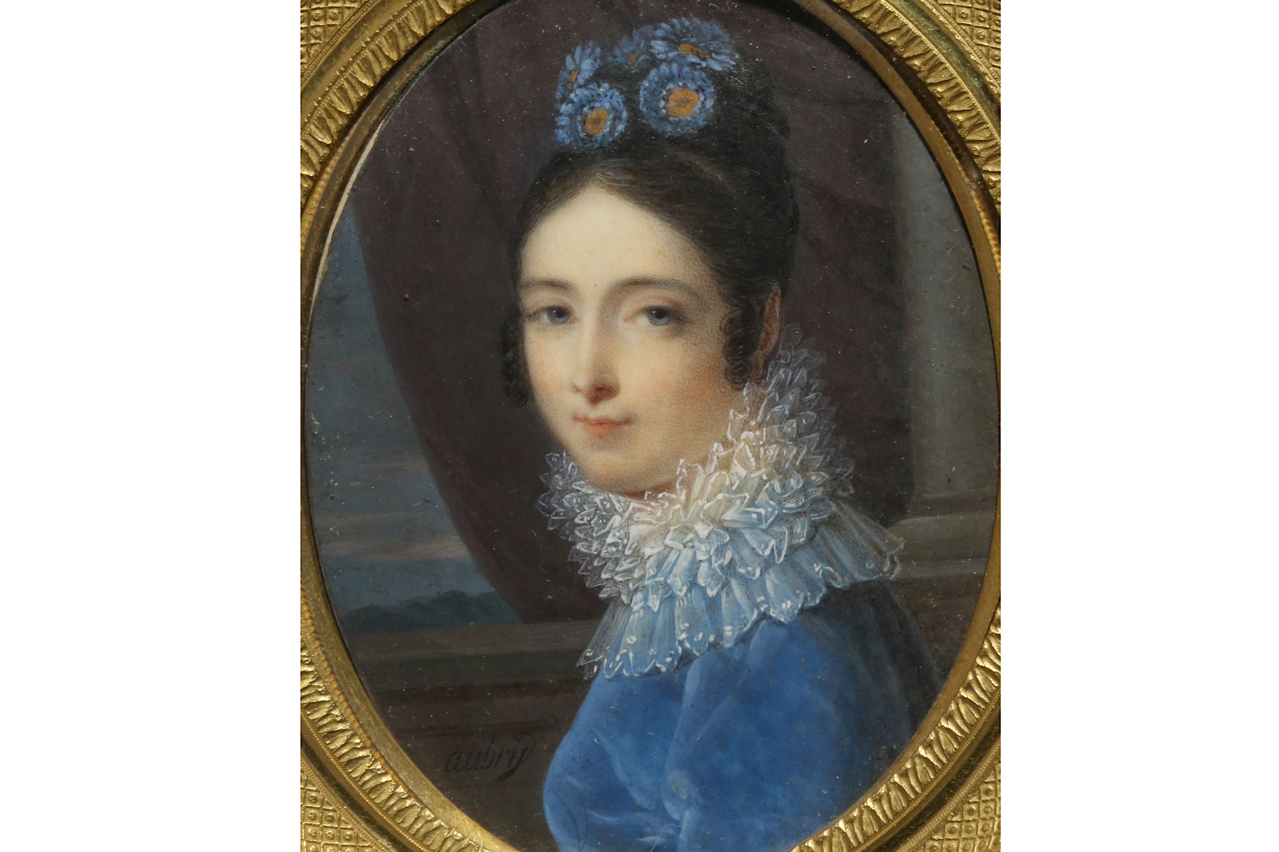 LOUIS FRANÇOIS AUBRY (FRENCH 1767-1851) Portrait miniature of a Lady ...