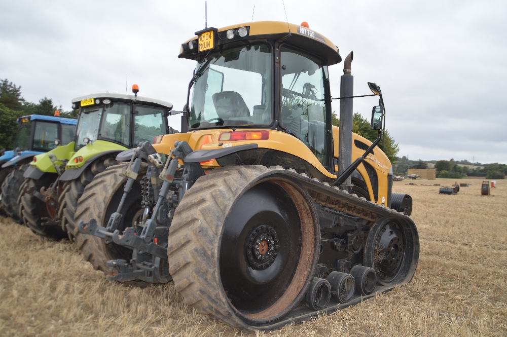 Cat Challenger MT755 rubber track tractor. Registration AY04 KUN. 2004 ...