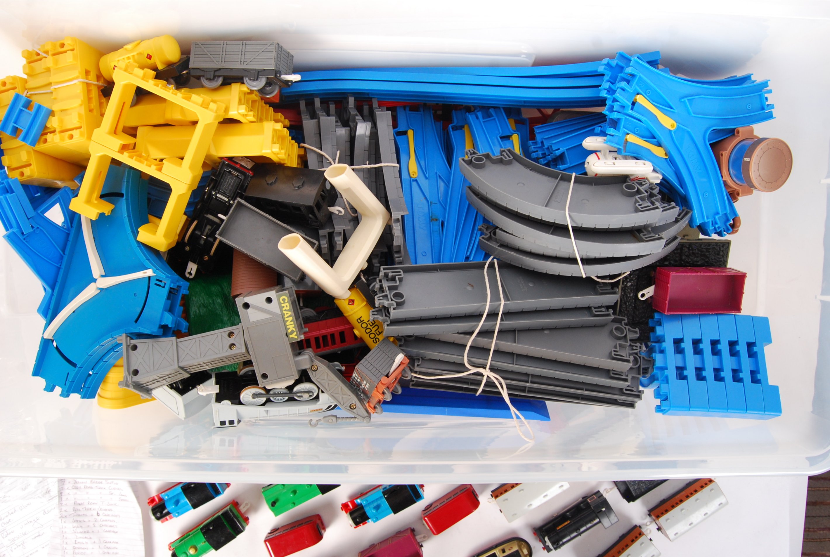 A LARGE collection of assorted c1995 Tomy made ' Thomas The Tank Engine ...