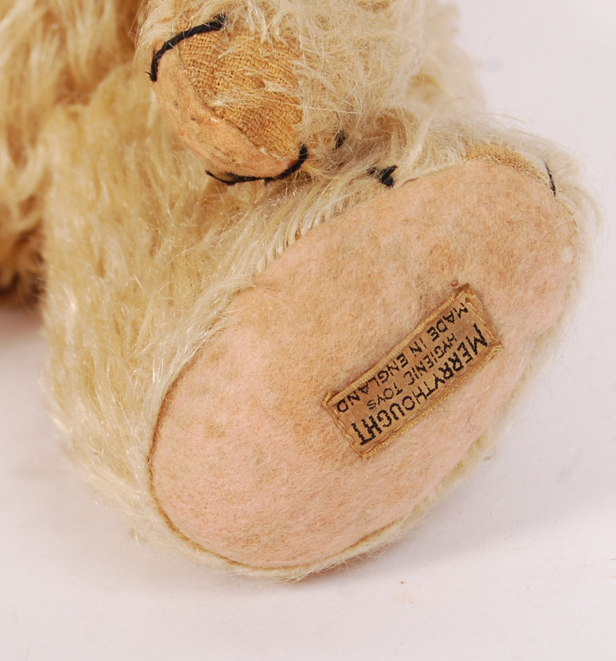 An original vintage 1950's / 1960's Merrythought teddy bear. Golden ...