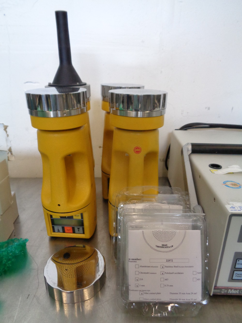 PBI Microbial Air Sampler , SAS Super 180, With Sample Head and Contact ...