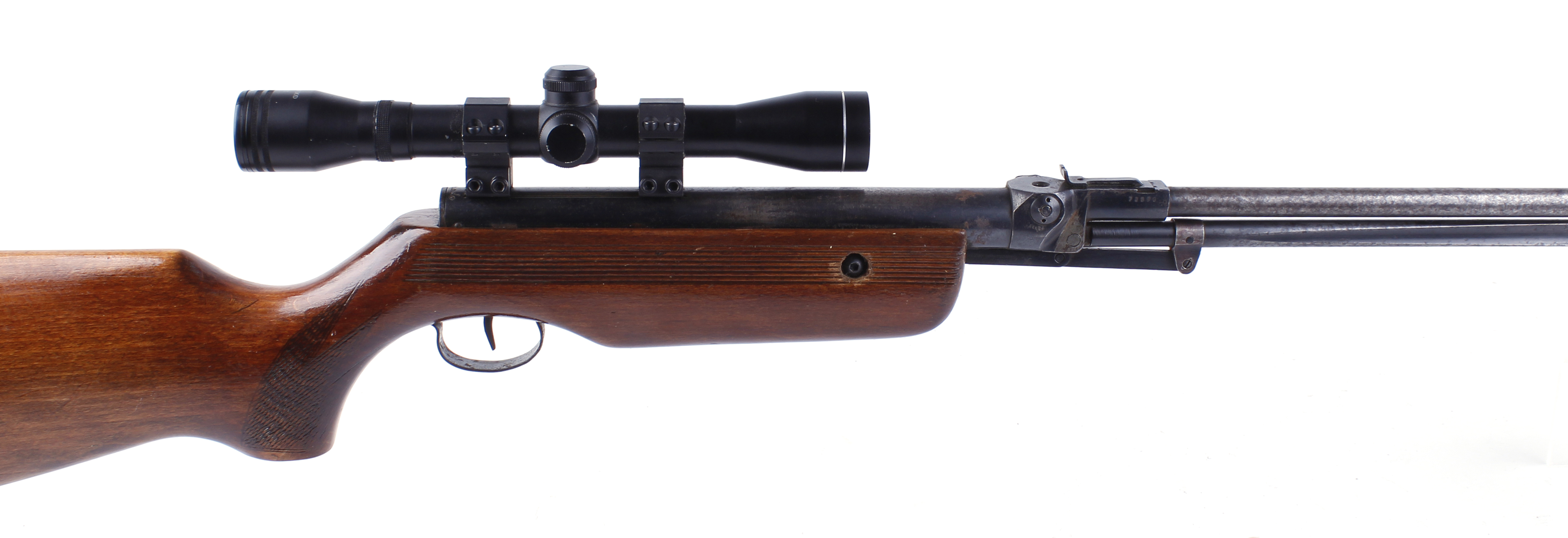 .22 Relum Tornado underlever air rifle, mounted 4 x 32 Marchwood scope ...