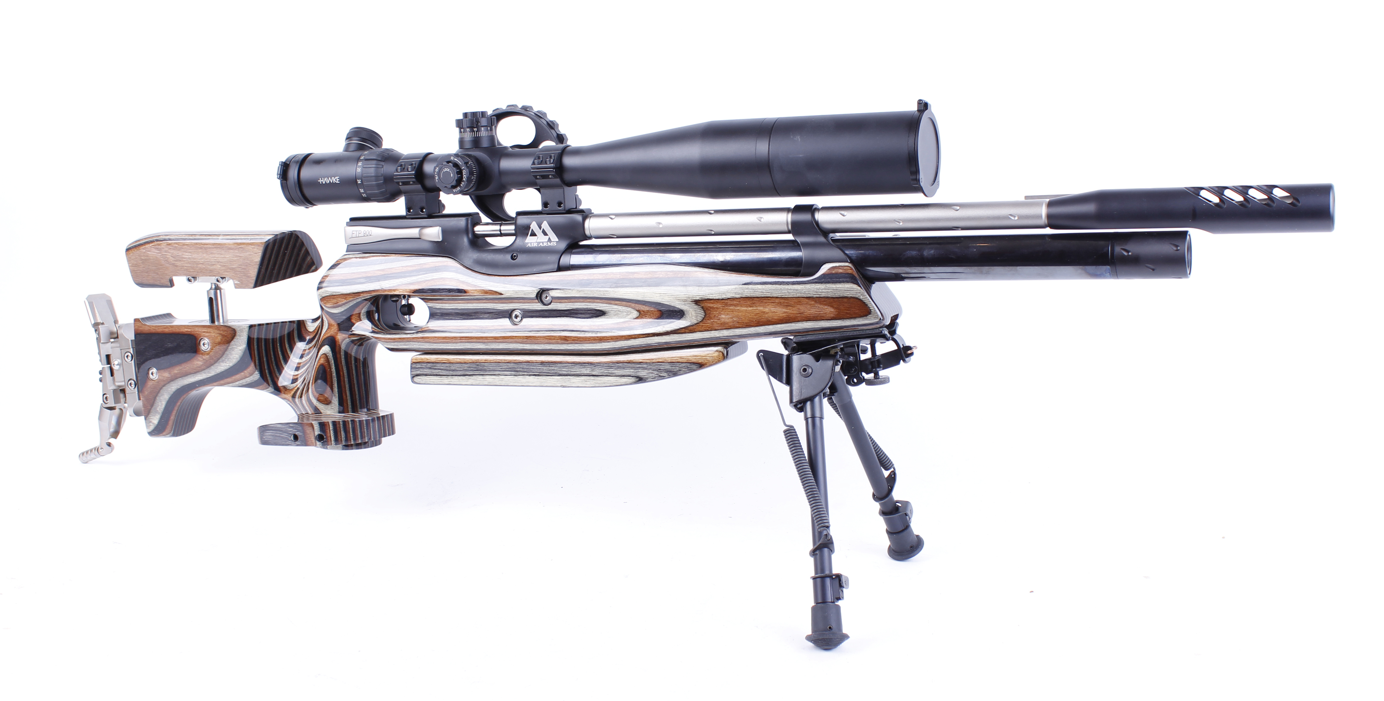 .177 Air Arms FTP900 PCP target air rifle, 23 ins moderated barrel ...