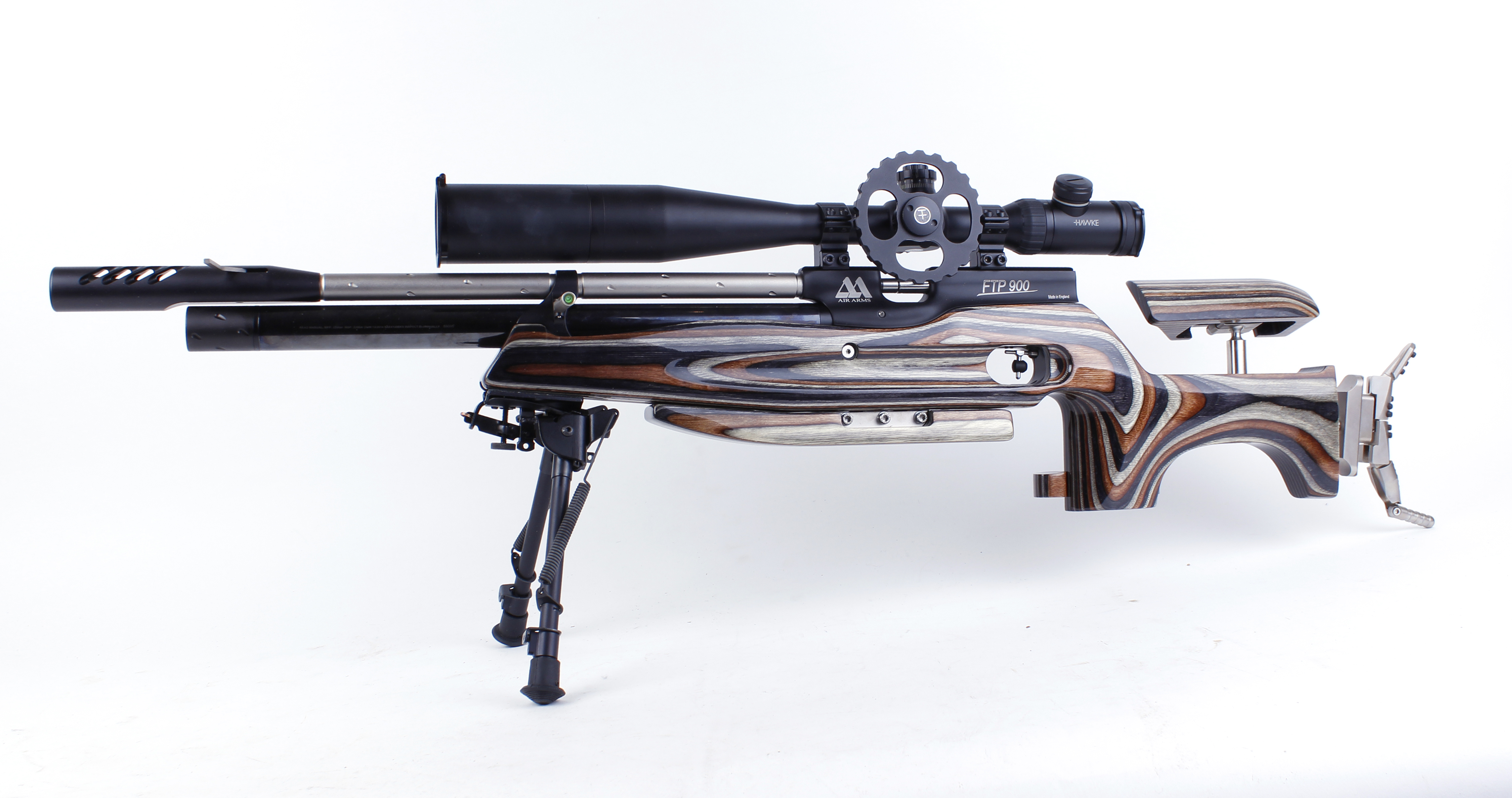 .177 Air Arms FTP900 PCP target air rifle, 23 ins moderated barrel ...