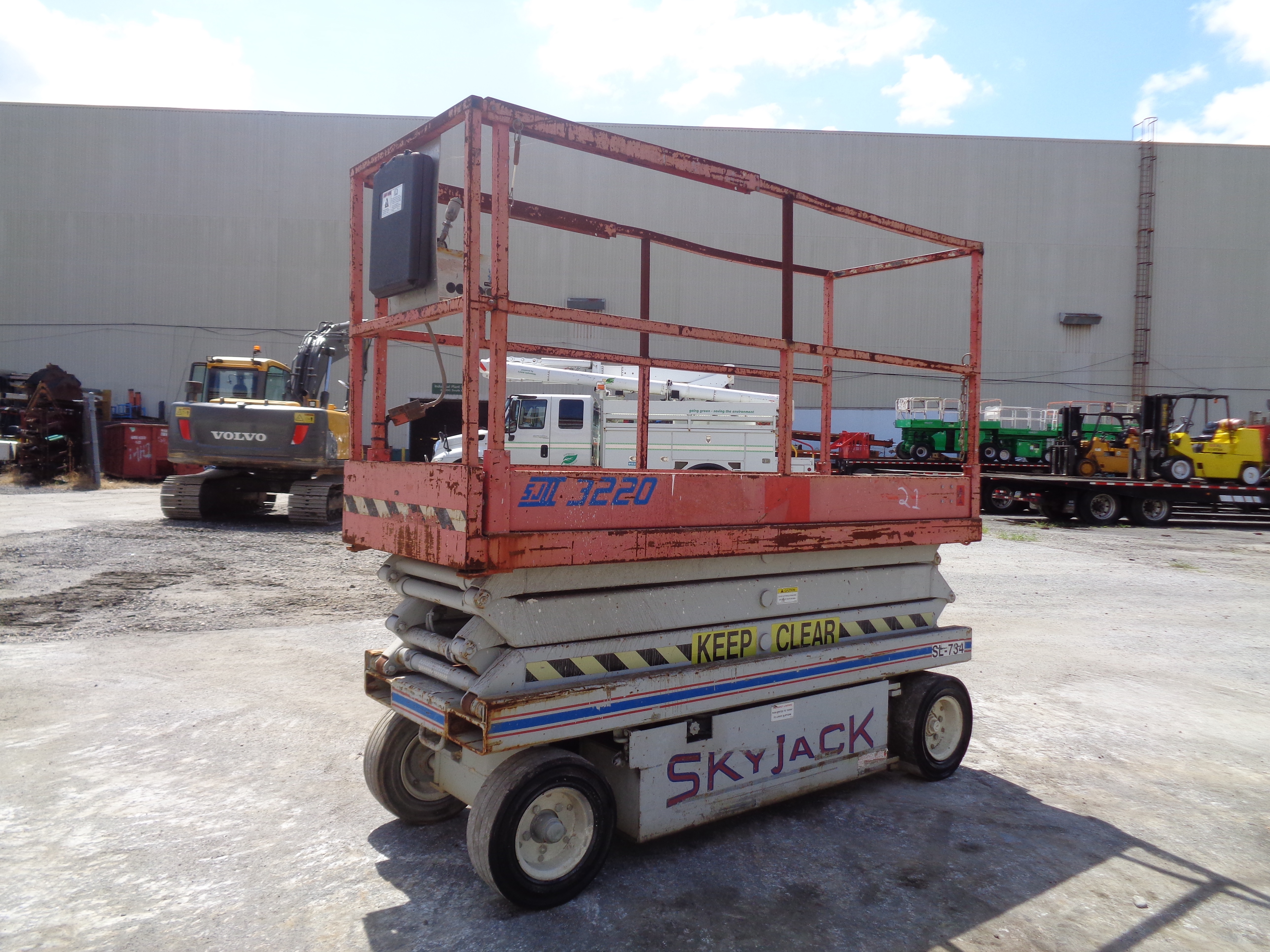 Skyjack 3220 Scissor Lift Make: Skyjack Model SJ 3220 20 ft. height ...