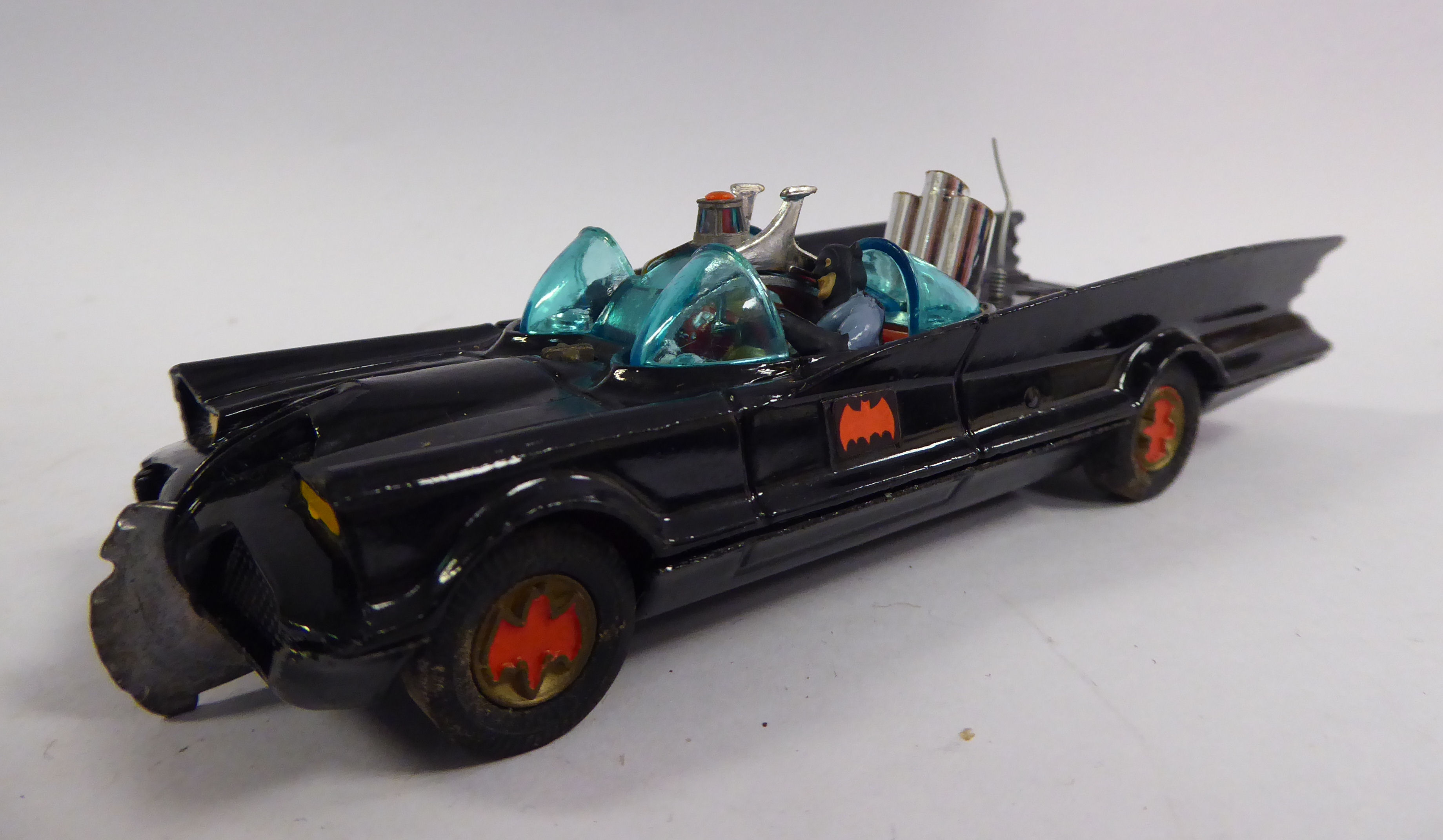 A Corgi diecast model Batmobile no.267 boxed